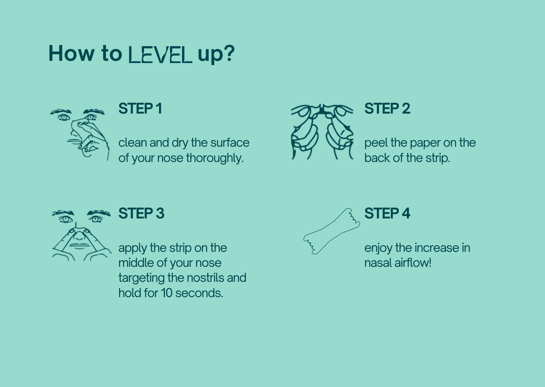 How to use – Level Breathing Strips